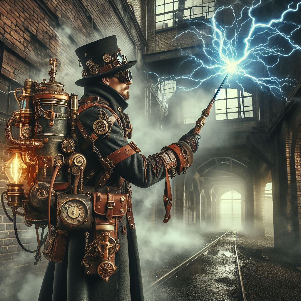 ClockworkCat - Steampunk Wizard