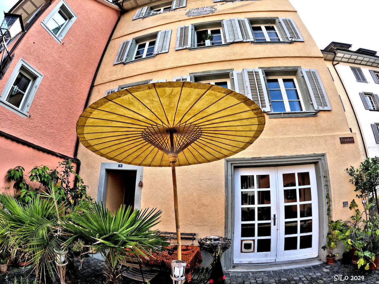 wide-angle shots