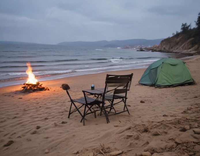 Camping WOW view