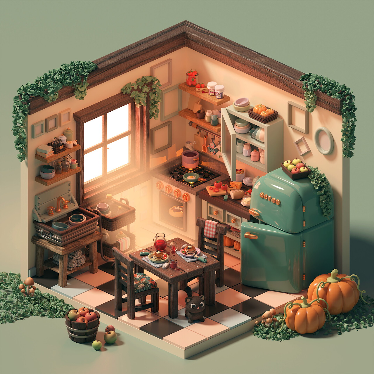 Isometric/Doll House/miniature styles