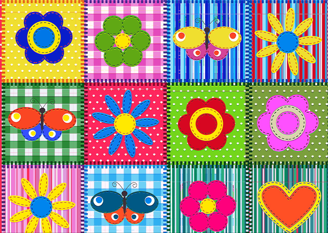 Patchwork/mosaic/tiles